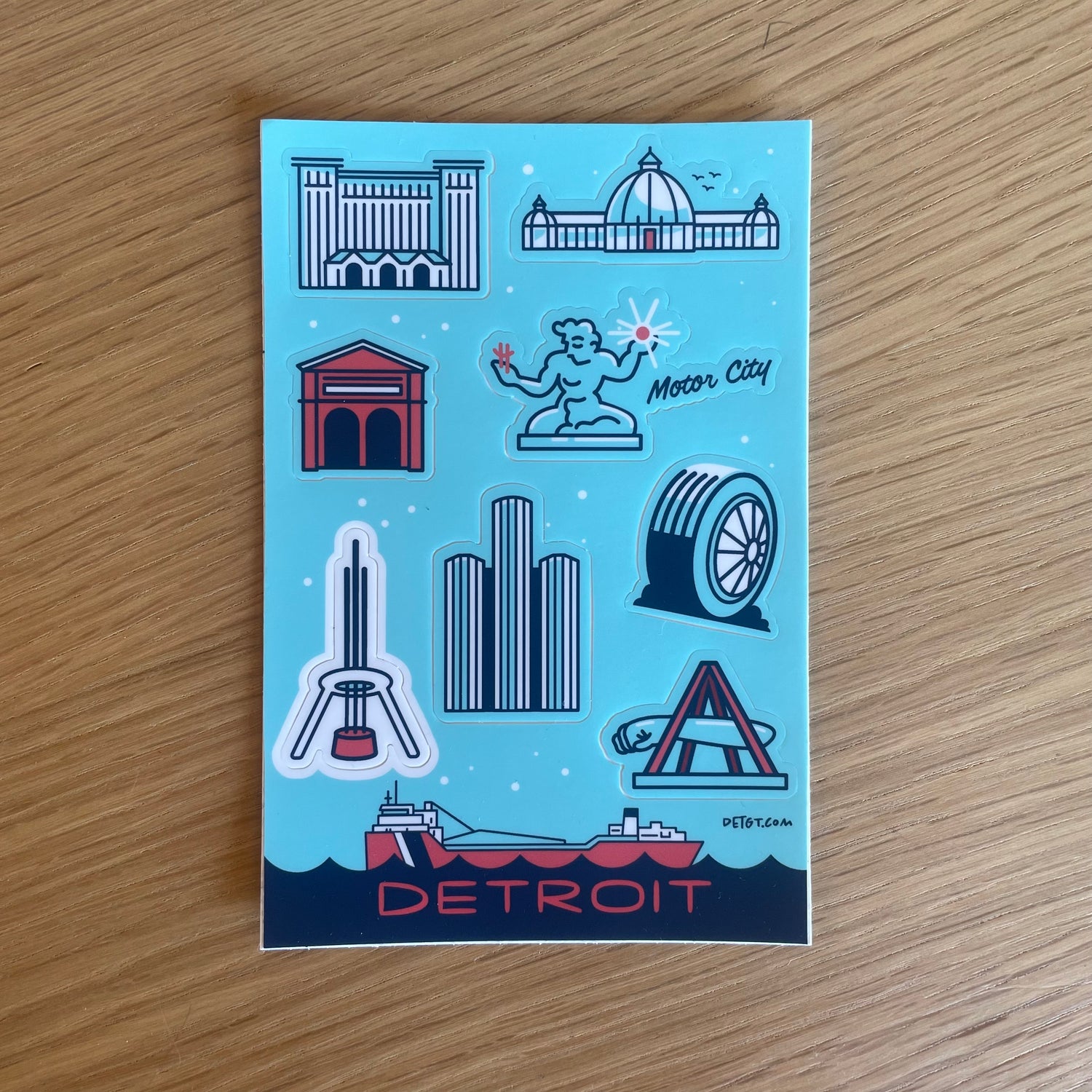 Detroit Icons Sticker Sheet – Detroit GT
