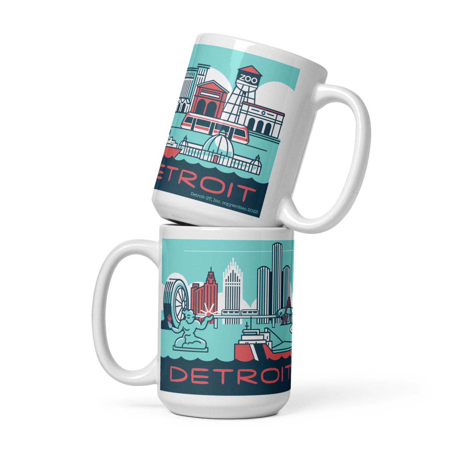 Detroit Icons 15oz Mug – Detroit GT