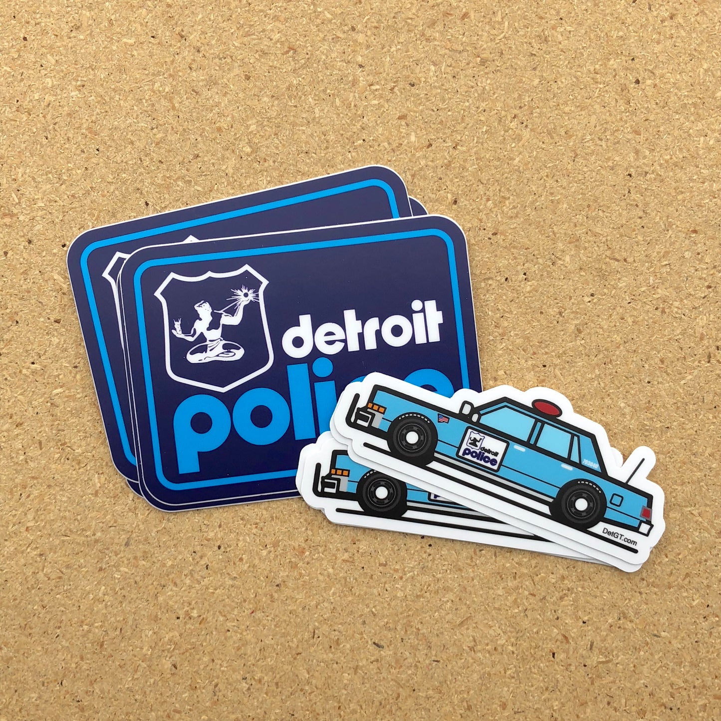 Classic Detroit Police Cruiser - Sticker – Detroit GT