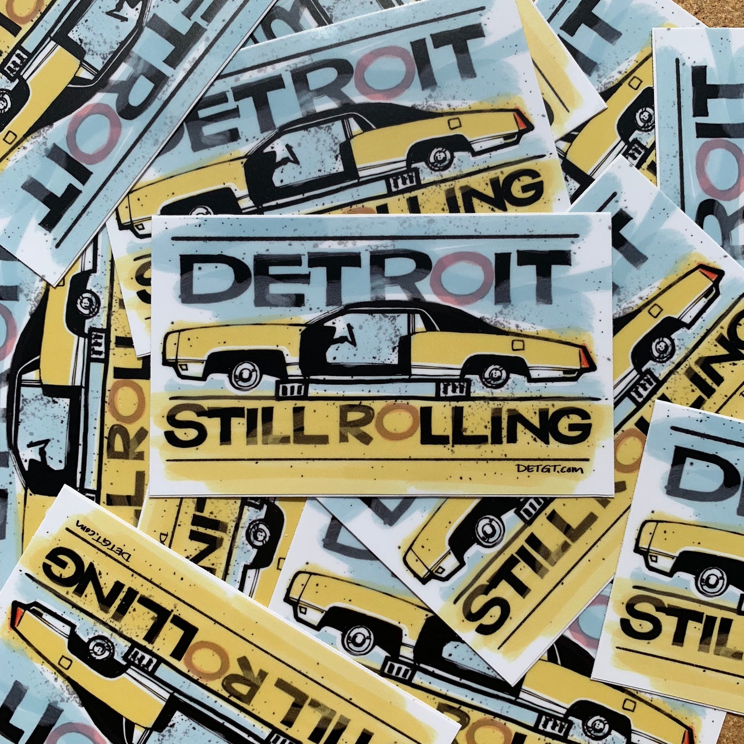 Detroit "Still Rolling" - Sticker – Detroit GT