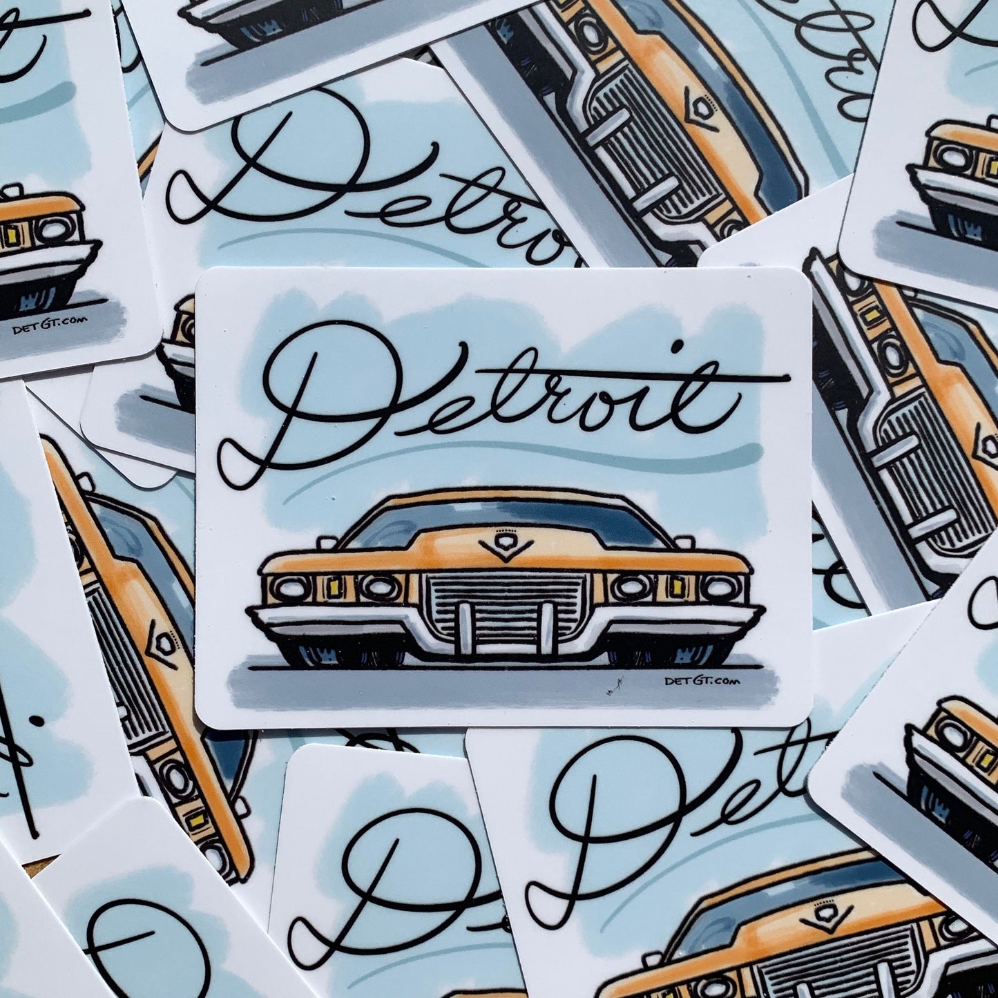Detroit Land Yacht - Sticker – Detroit GT